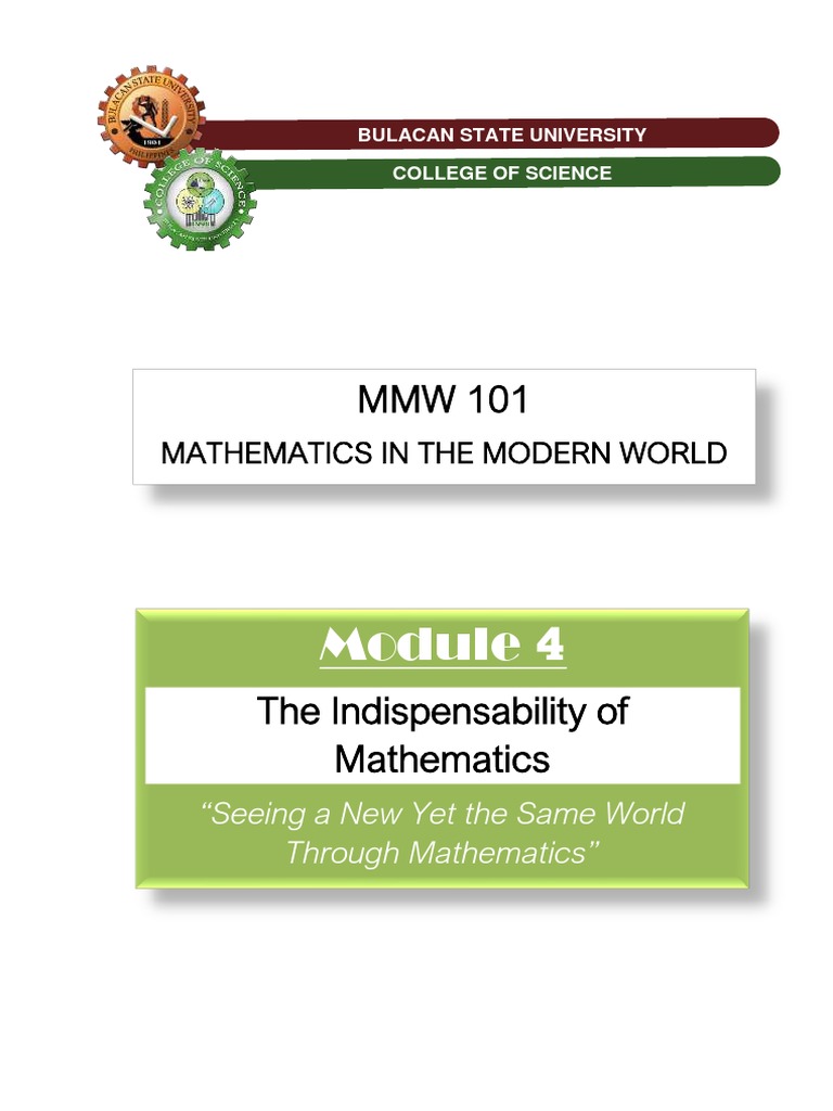 Module 4 - The Indispensability of Mathematics | PDF | Mathematics ...