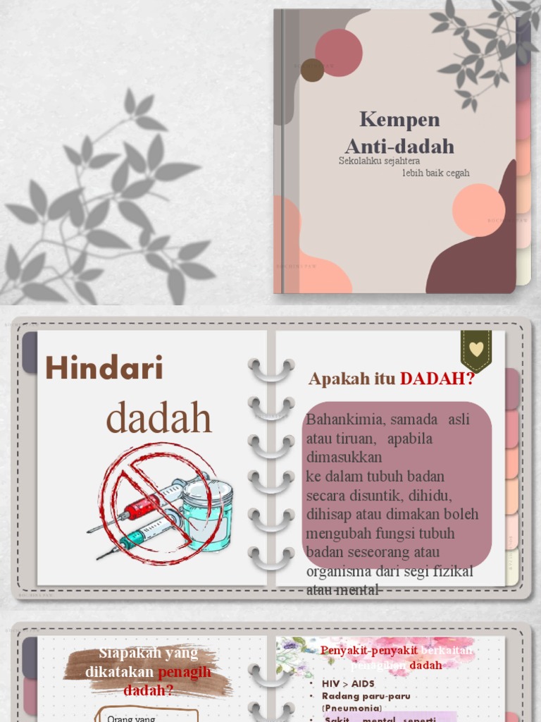 Poster Anti-Dadah | PDF