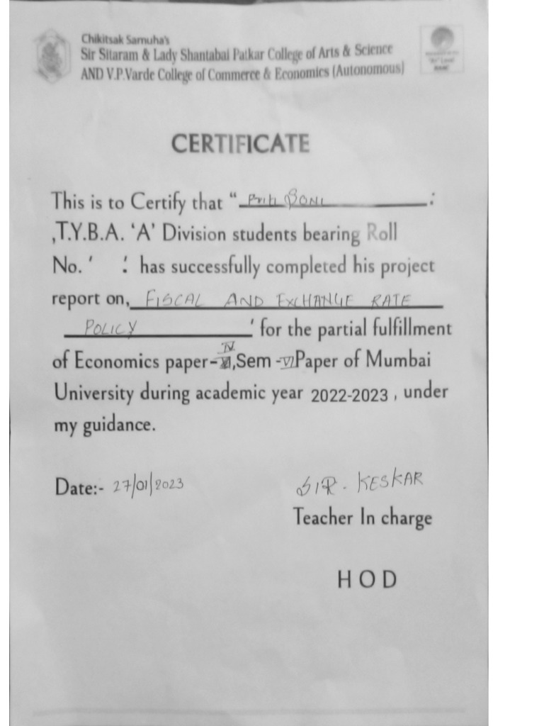 Economic Paper 4 2023 | PDF