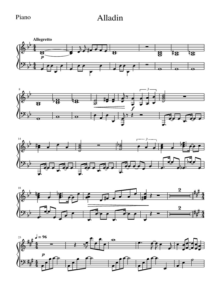 Aladin piano.pdf | PDF