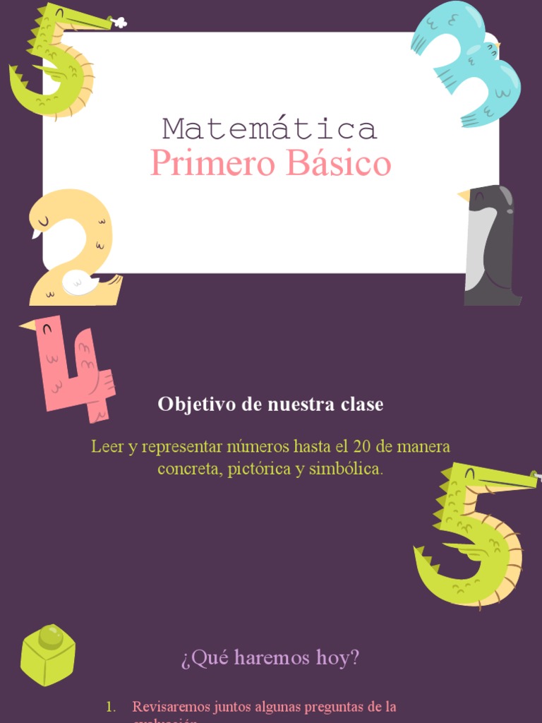 Leer y Representar Números Hasta El 20 | PDF