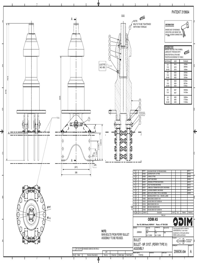 Bullet Assembly | PDF | Screw | Mechanical Engineering
