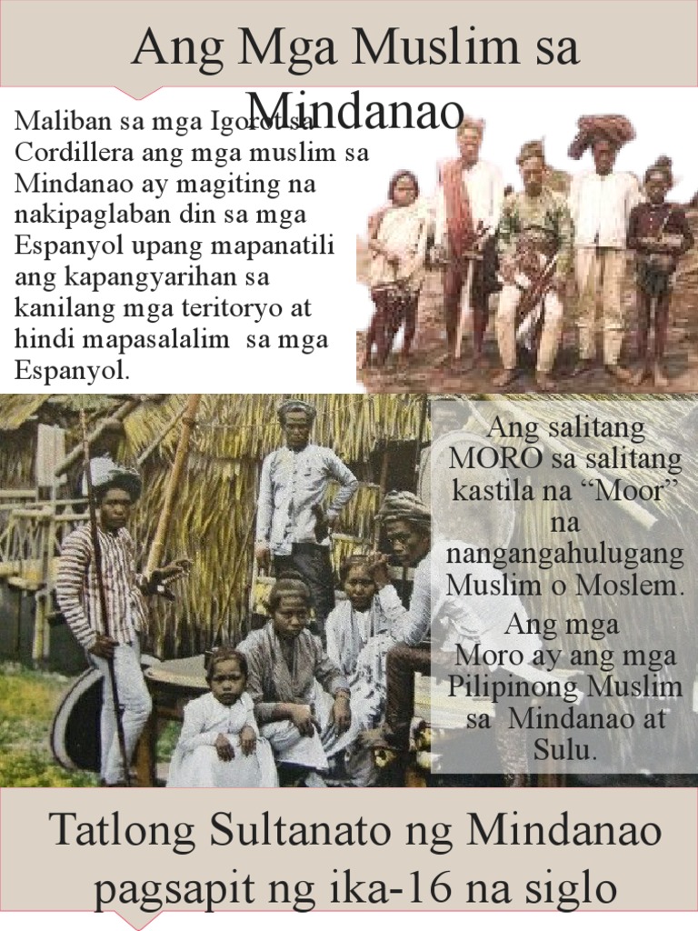 Ang Mga Muslim Sa Mindanao | PDF