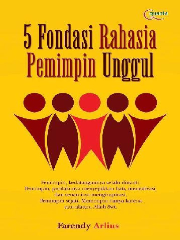 5 Fondasi Rahasia Pemimpin Unggul PDF | PDF 5 Fondasi Rahasia Pemimpin Unggul PDF | PDF