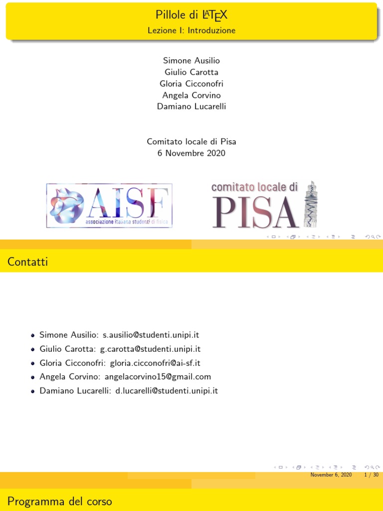 Pillole Di LaTeX I PDF | PDF