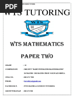 Number Patterns, Sequences and Series Grade 12 Notes - Mathematics ...