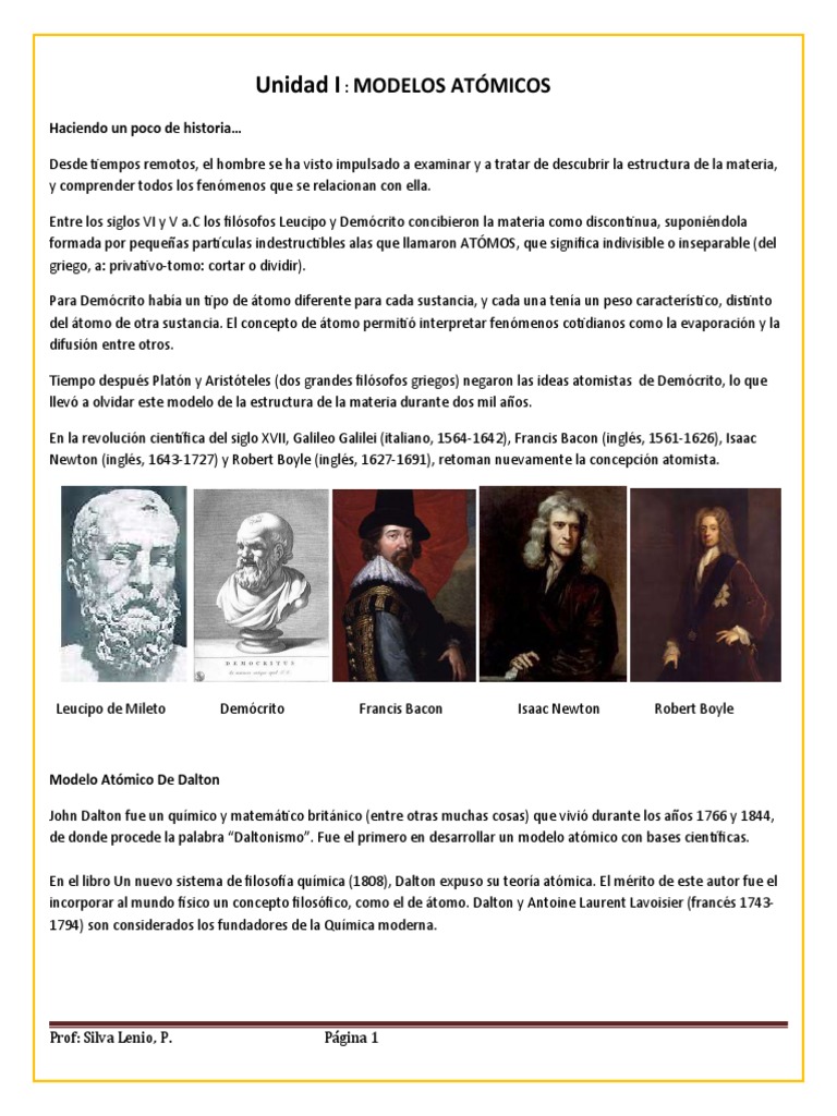 Modelos Atómicos | PDF | Electrón | Ligero