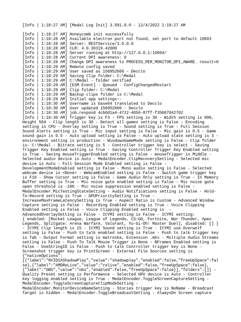 Medal Log 20221204 | PDF | Software Development | System Software