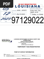 Temporary License | PDF