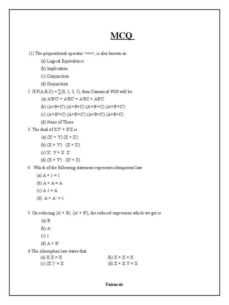 MCQ Based Question - XII | PDF | Inheritance (Object Oriented ...