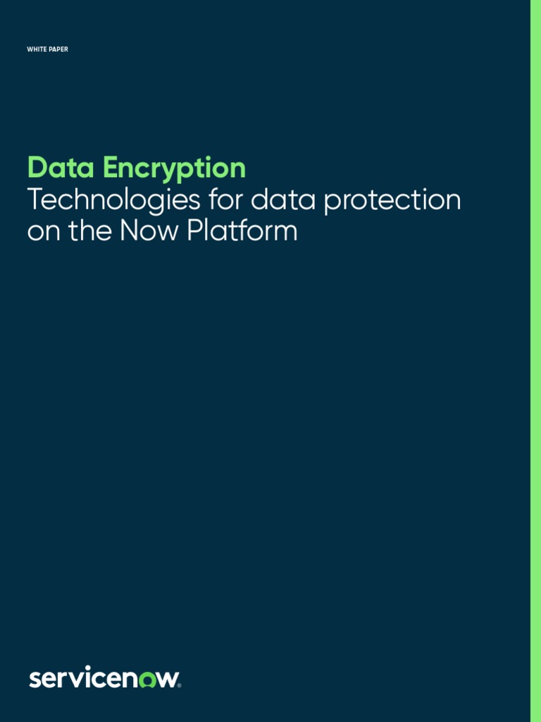 WP Data Encryption With Servicenow | PDF | Transport Layer Security | Encryption