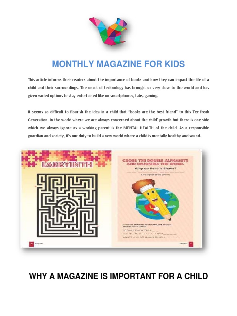 MONTHLY MAGAZINE FOR KIDS The Squizzle W | Download Free PDF | Learning ...