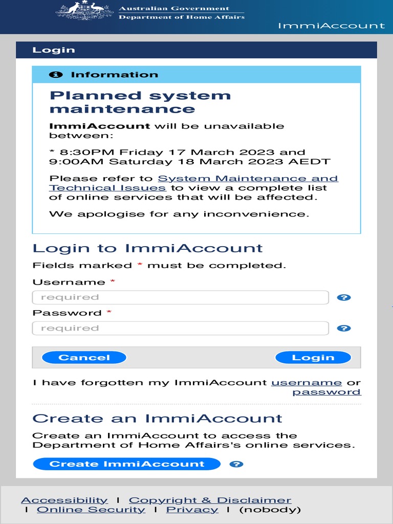Immi Account | PDF