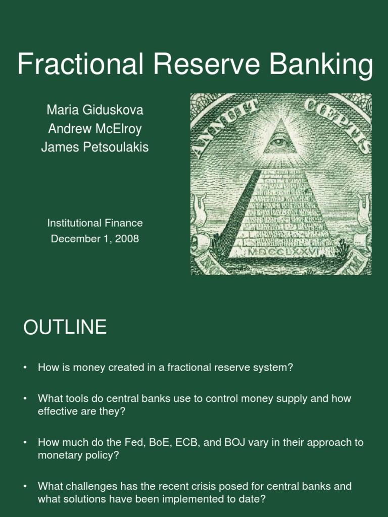 Fractional Reserve Banking - Nov29 PDF | PDF | Reserve Requirement ...