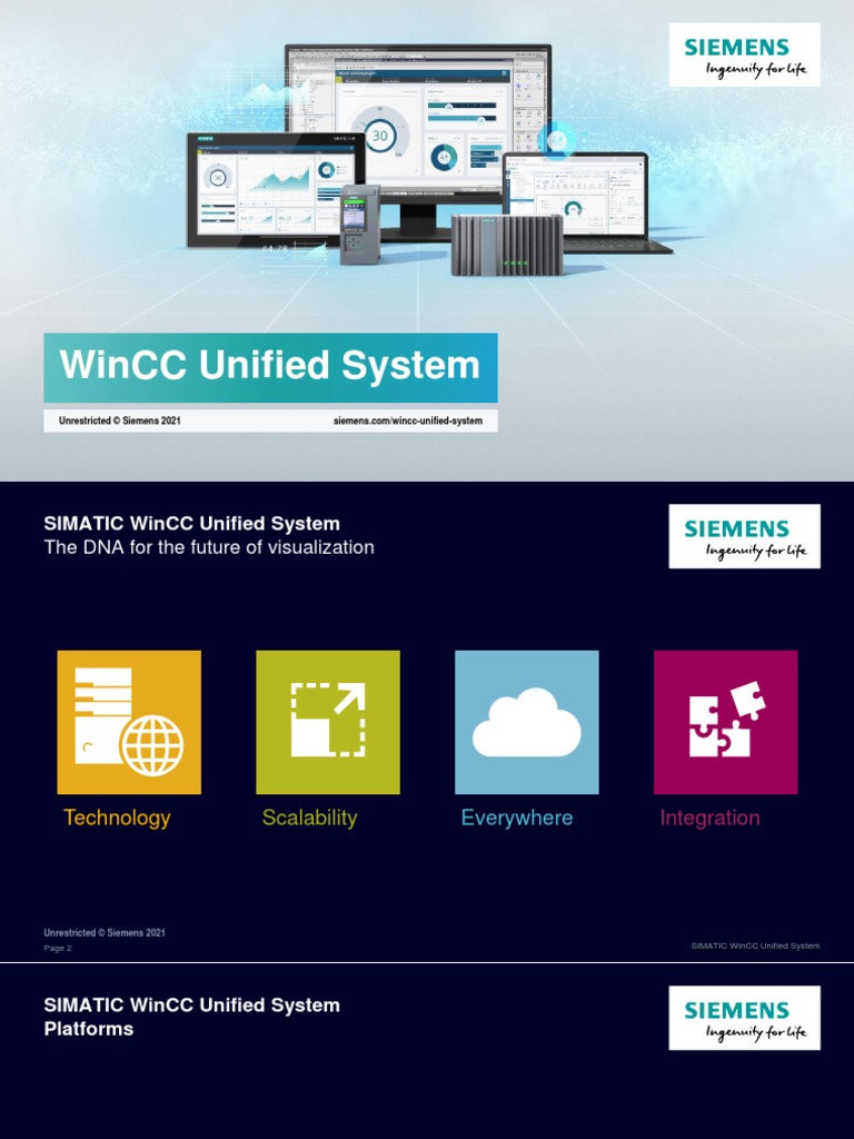 Presentation - WinCC Unified | PDF | World Wide Web | Internet & Web