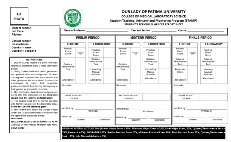 Student Periodical Grades Report | PDF