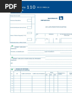 Formulario 110 | PDF