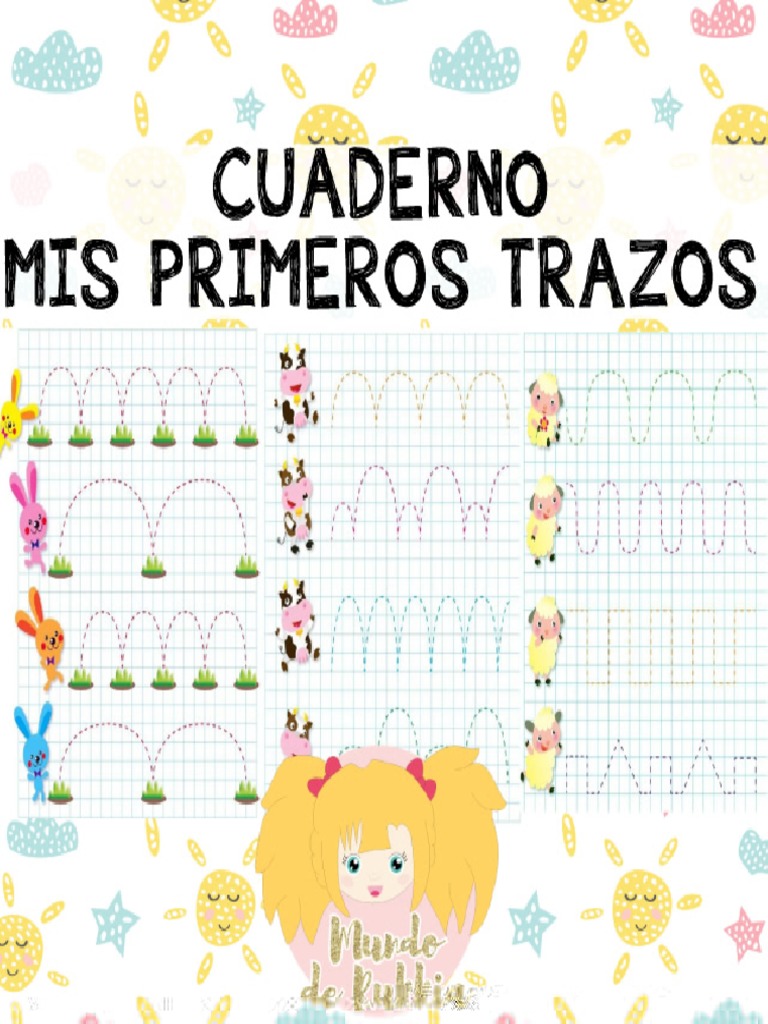 Cuaderno Mis Primeros Trazos Por Mundo de Rukkia | PDF