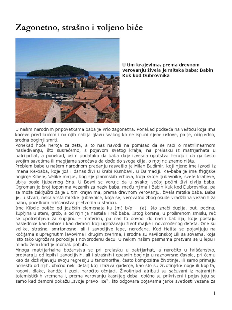 Vojin Matic - Detinjstvo Naroda | PDF