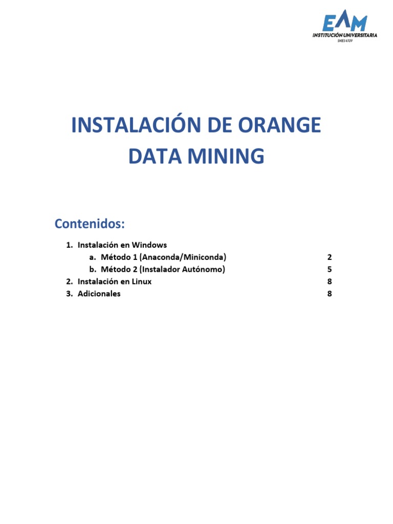 Guía paso a paso para la instalación de Orange Data Mining en Windows y ...