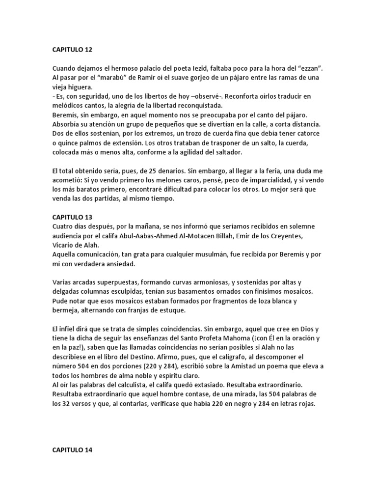 CAPÍTULO 12 AL CAPÍTULO 16 El Hombre Que Calculaba | PDF