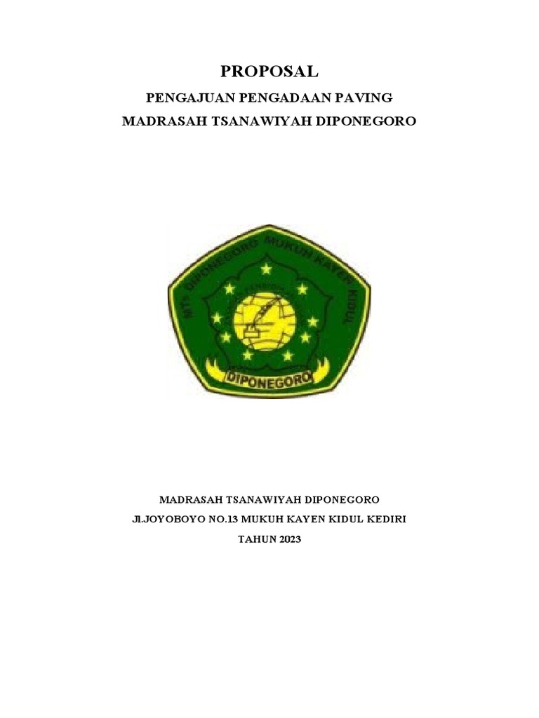 Proposal Pengajuan Paving | PDF