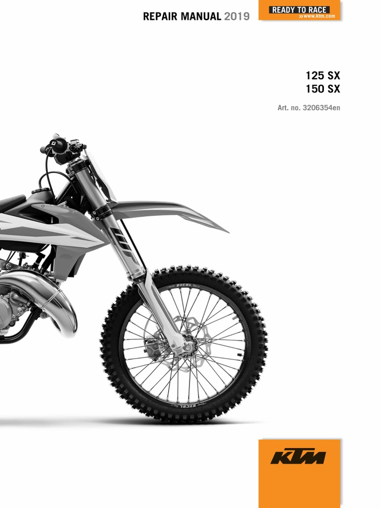 2019 KTM 125-150 SX Service Repair Manual PDF | PDF