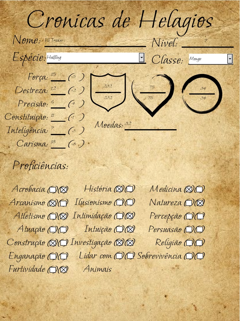 Ficha - Eli nv5 PDF | PDF