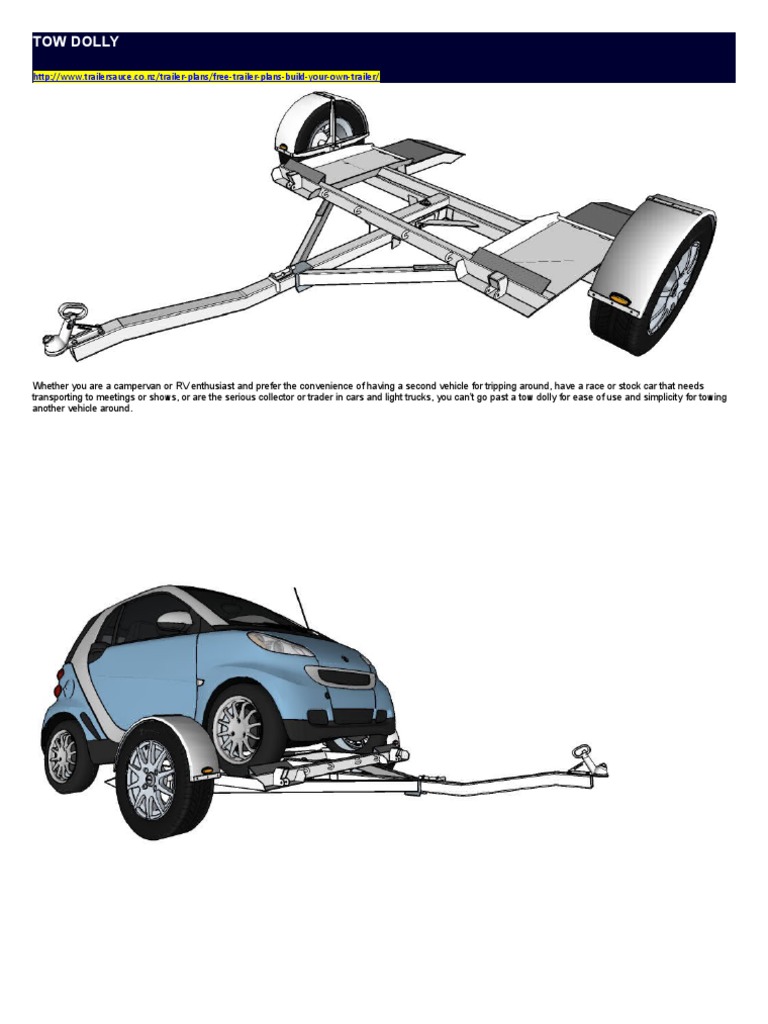 TOW DOLLY Trailer | PDF | Electrical Connector | Trailer (Vehicle)