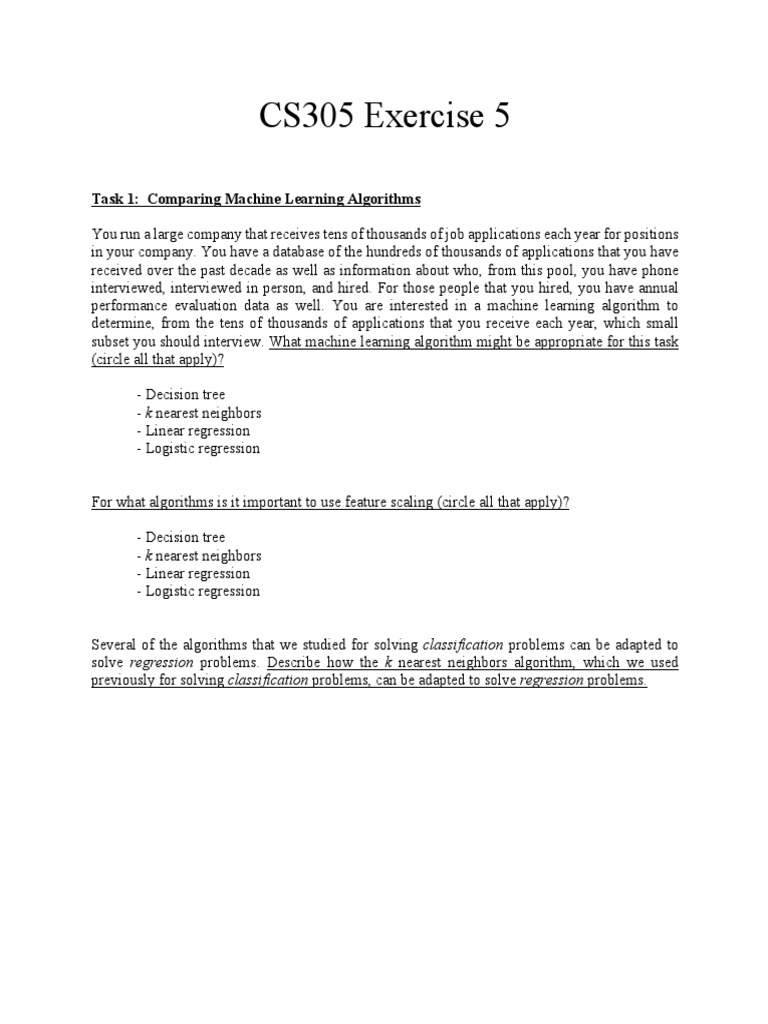 Exercise 5 | PDF | Statistical Classification | Multivariate Statistics