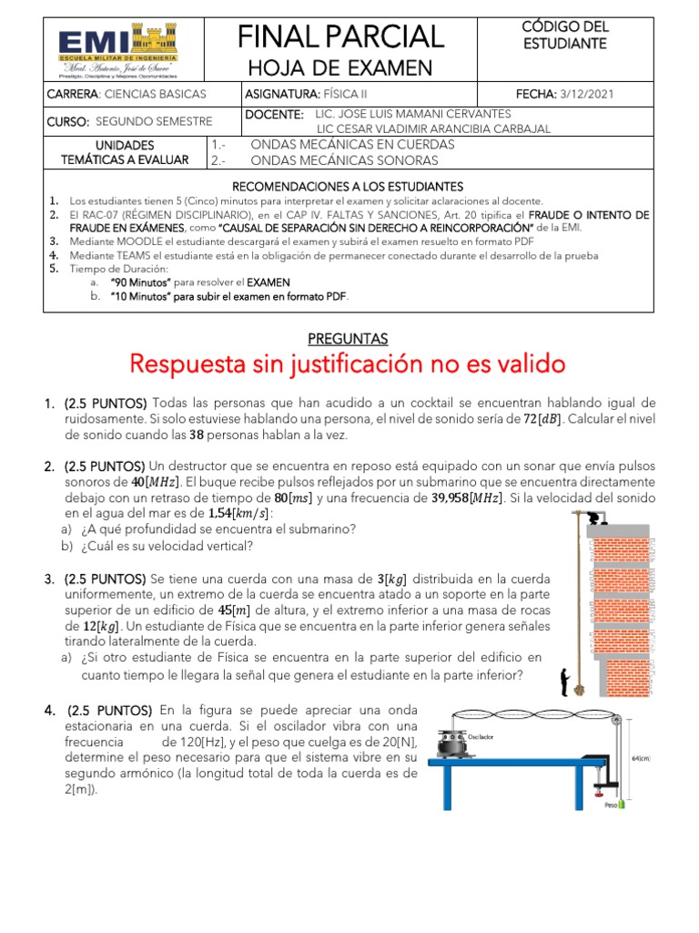Examenfinal Fis 2 | PDF