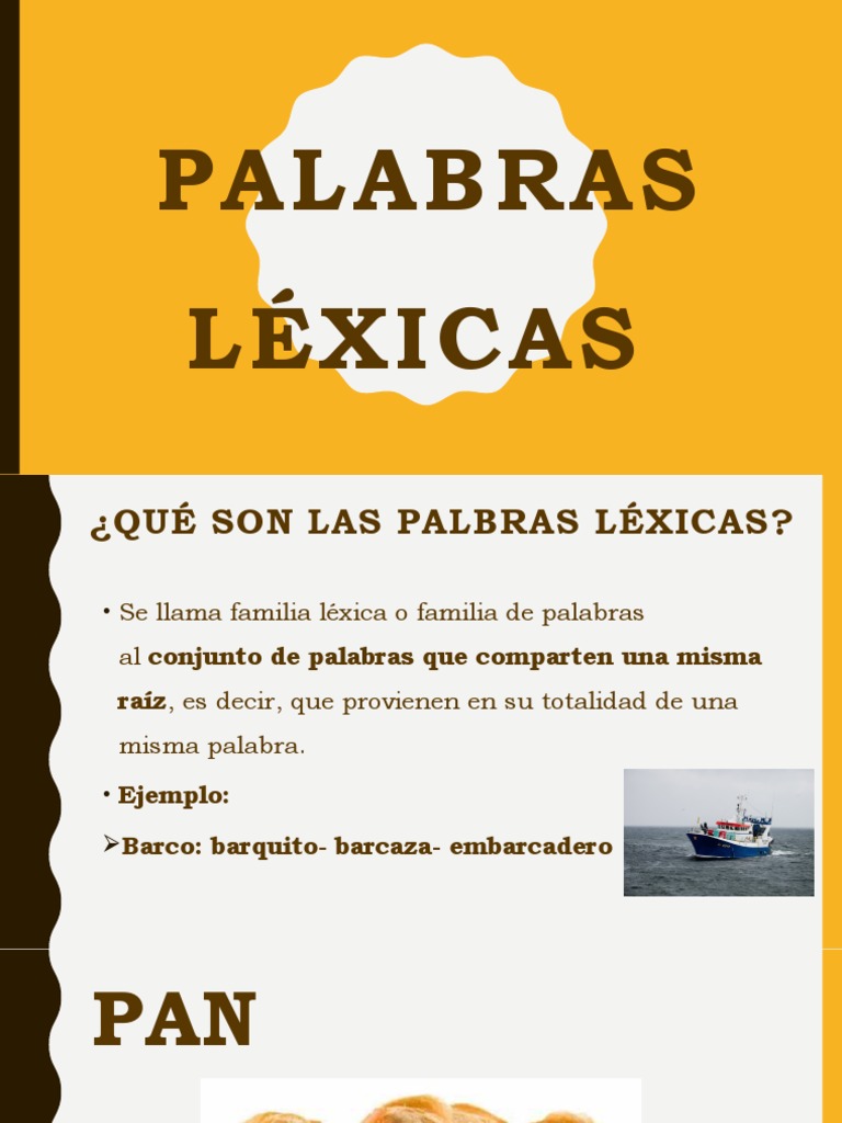 Palabras Léxicas | PDF