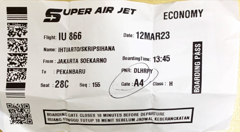 Scan Boarding Pass Super Air Jet | PDF