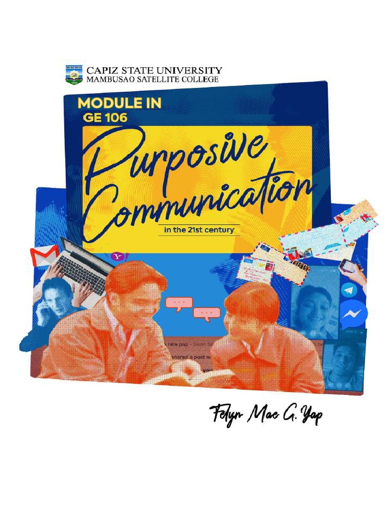 Module Chapter 1 - GE 106 PC | PDF | Communication | Nonverbal Communication
