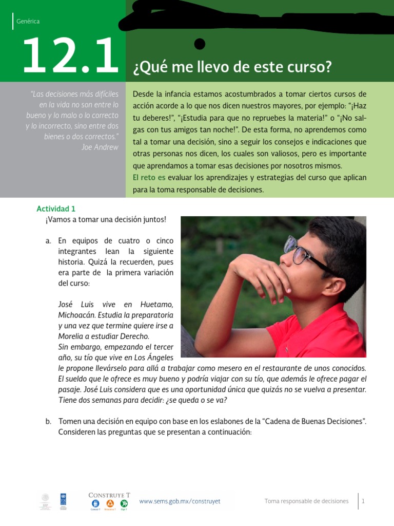 12.1 E Que Me Llevo Del Curso | PDF