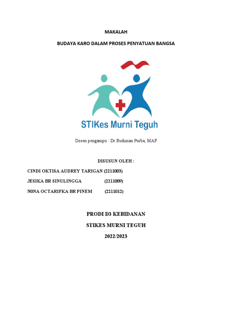 Budaya Karo dan Penyatuan Bangsa | PDF | Kajian Bahasa Asing