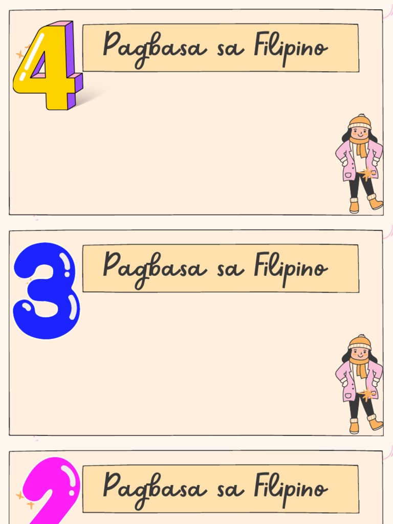 Pagbasa Sa Filipino | PDF