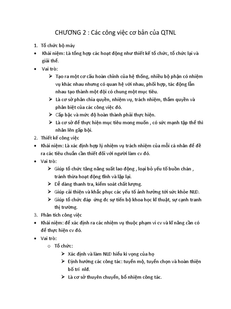 CHƯƠNG 2 T NG Quan QTNL | PDF