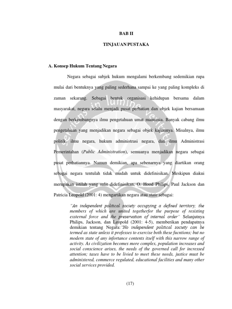 Contoh Makalah Bab 2 | PDF