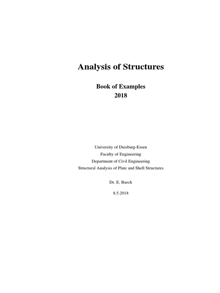 Analysis of Structures. Book of Examples | PDF | Python (Programming Language) | Bit