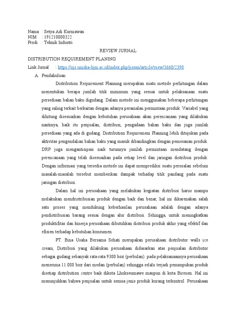 Tugas DRP Dan Ahp | PDF | Komputer