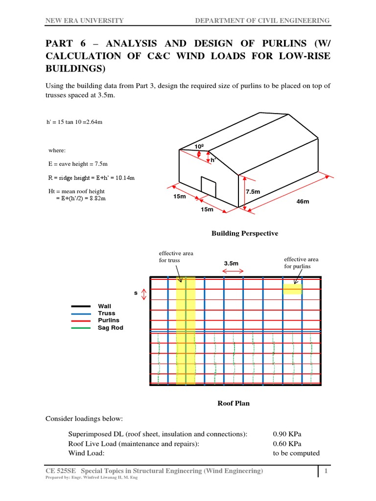 Part 6 Analysis and Design of Purlins W PDF | PDF