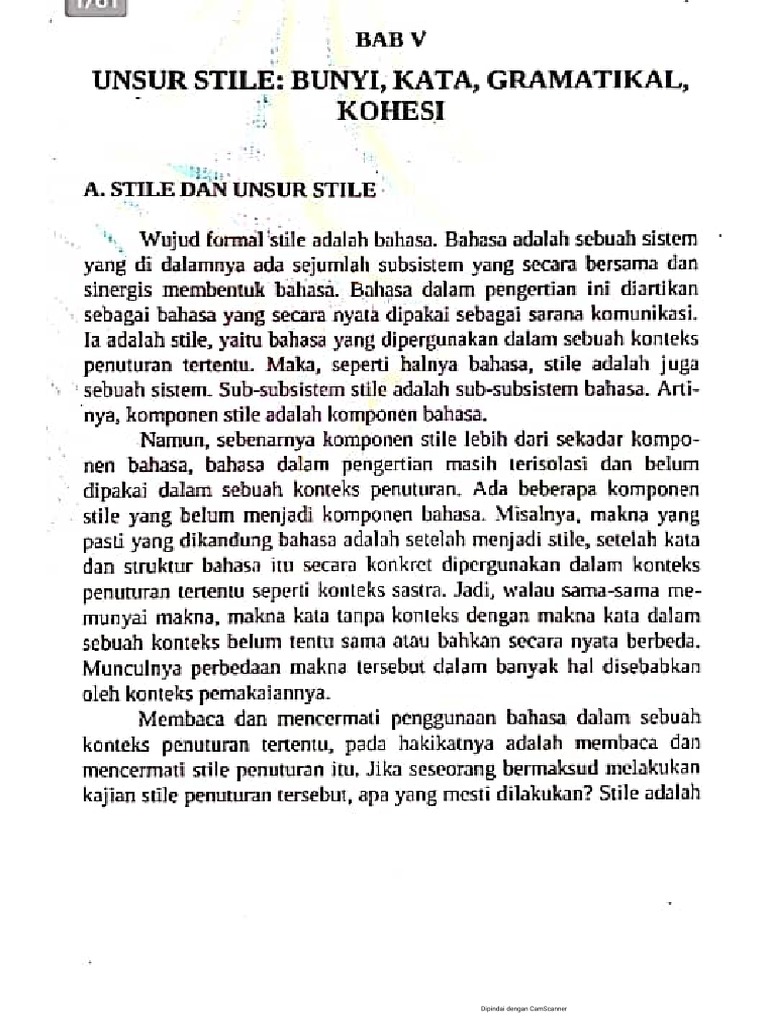 Pengertian Stile | PDF
