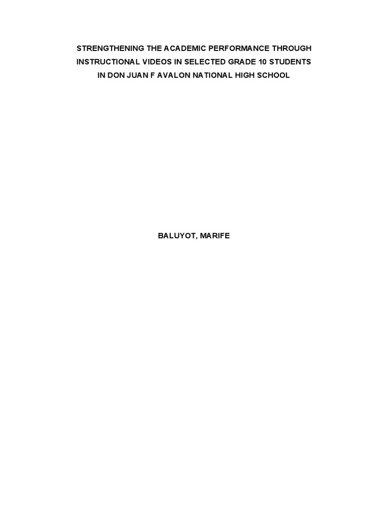 Action Research 2 | PDF | Learning | Multimedia