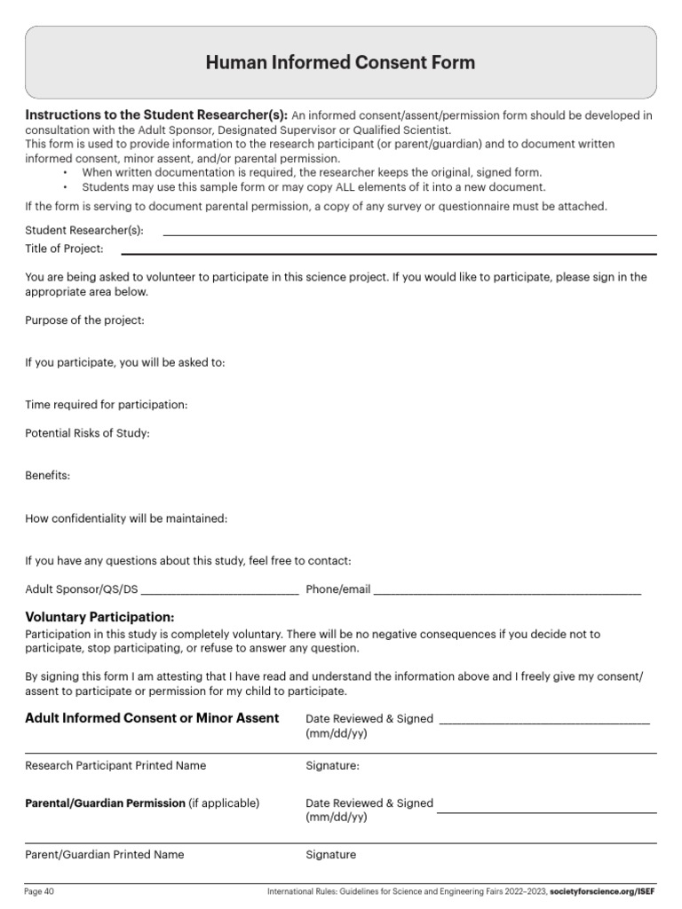 4 Sample Informed Consent PDF | PDF