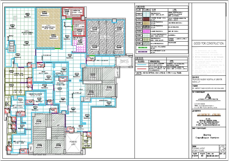 7.flooring Layout (Fourth Floor) | PDF | Flooring | Structural Engineering