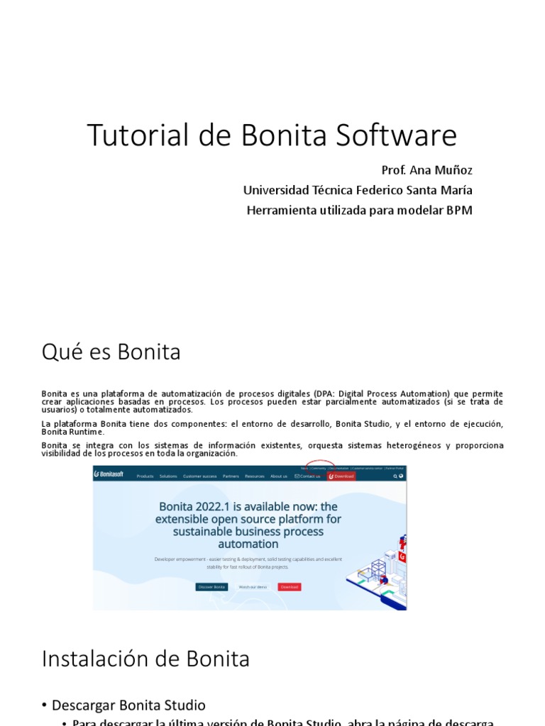 Tutorial de Bonita Software | PDF | Mac OS | Microsoft Windows