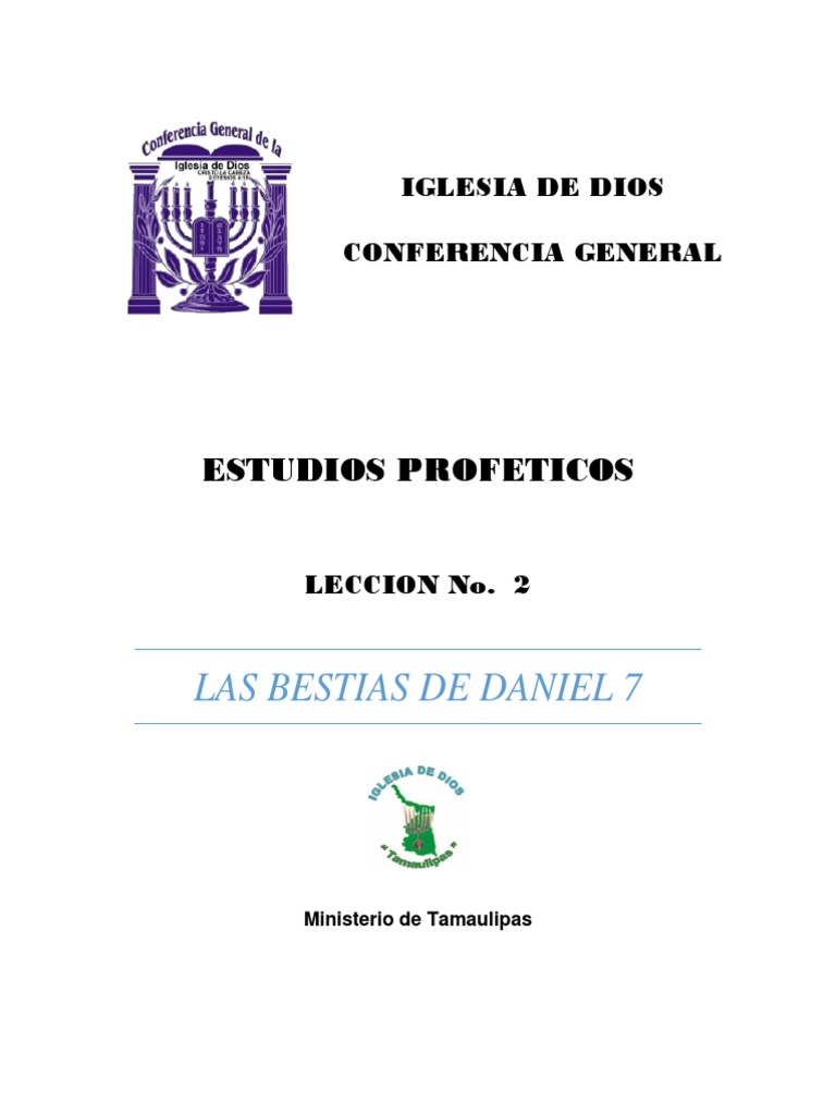 Las cuatro bestias de Daniel 7 y el surgimiento de los grandes imperios mundiales | PDF | Daniel ...