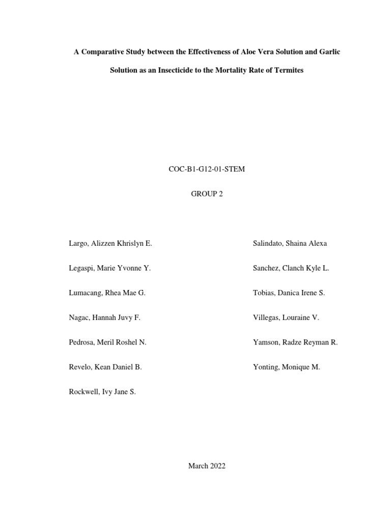 Research Draft Pdf Pesticide Insecticide