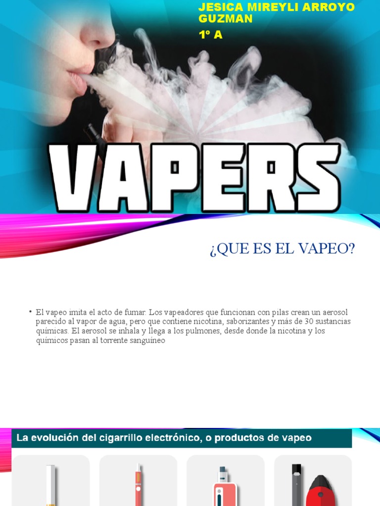 Vaper Jesica | Descargar gratis PDF | Cigarrillo electrónico | Fumar tabaco